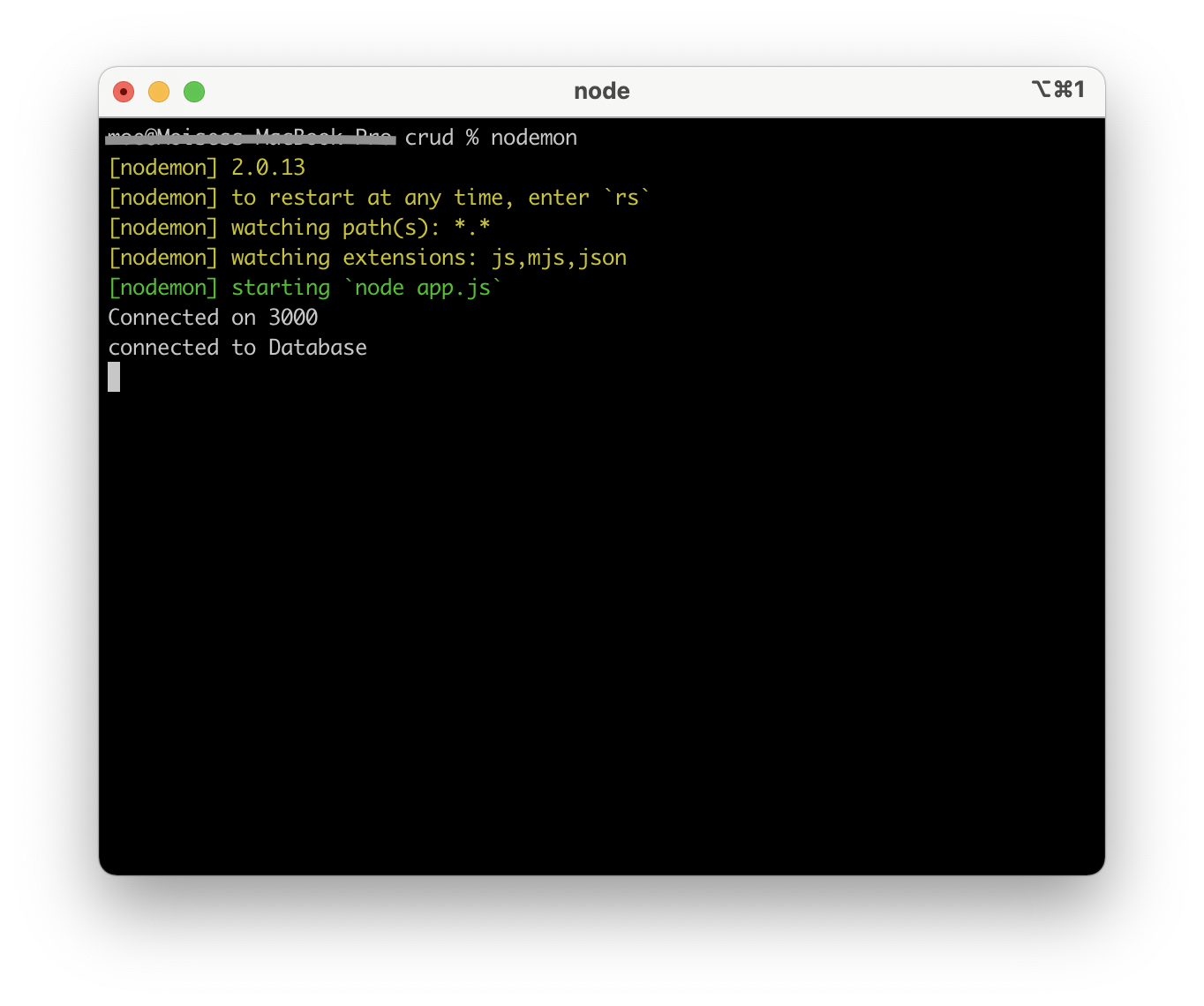 Nodejs And Express CRUD - Moe's Link